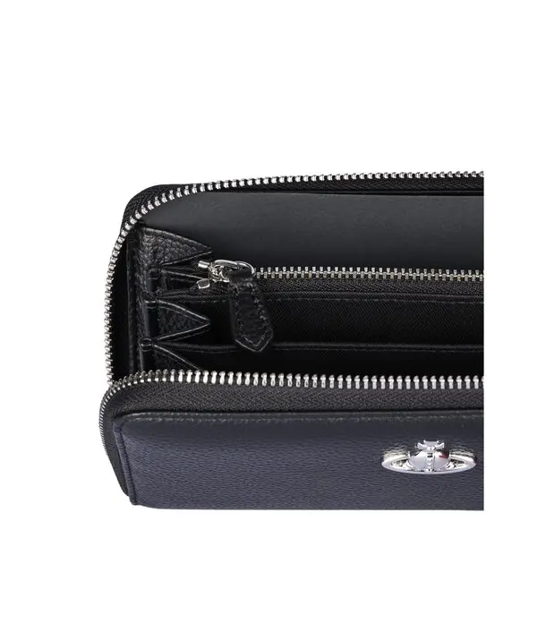 VIVIENNE WESTWOOD Orb Plaque Zipped Wallet