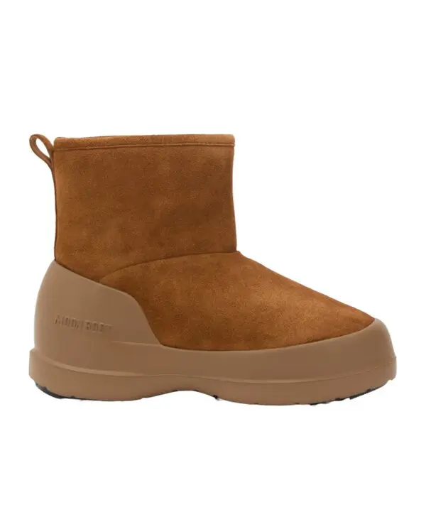 Moon Boot Mezzaluna Rain Boots - Cognac