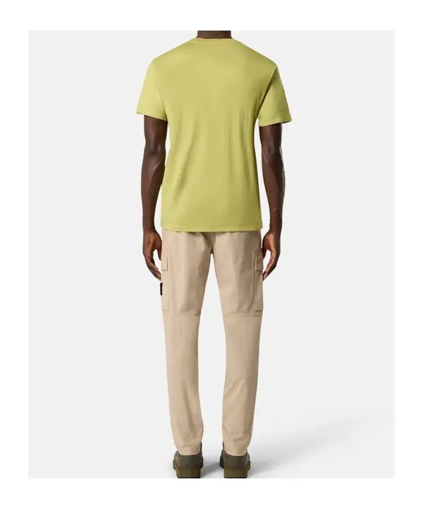 Stone Island Short Sleeve T-shirt In Cotton Jersey - Fern