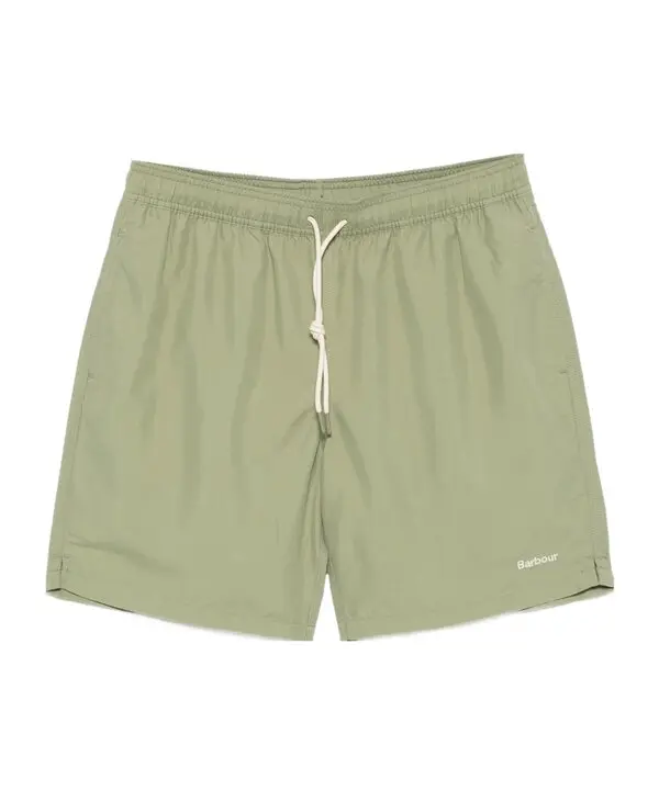 Barbour Staple Logo-embroidered Drawstring Swim Shorts