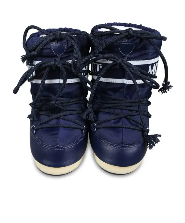 Moon Boot Icon Logo Printed Lace-up Boots