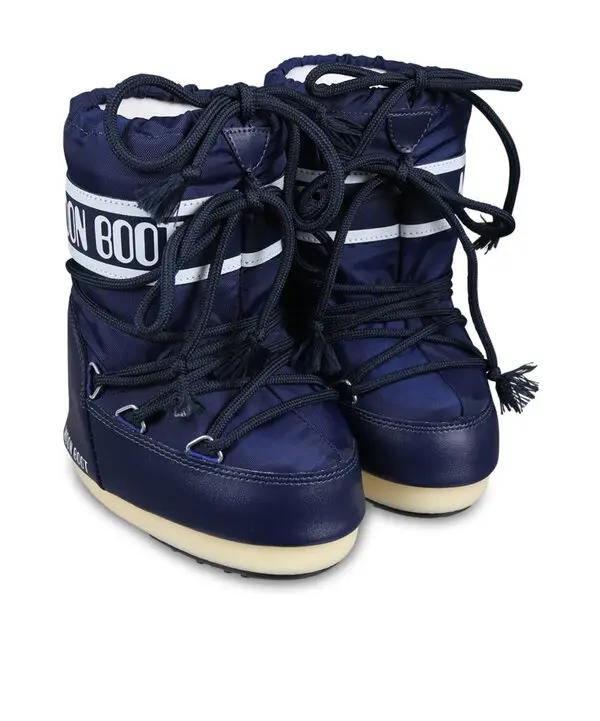 Moon Boot Icon Logo Printed Lace-up Boots