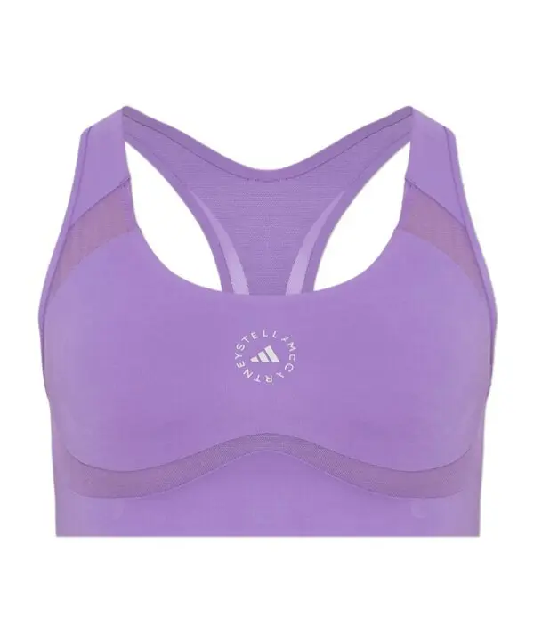 Adidas By Stella McCartney Logo Printed Training Bra - Viofus