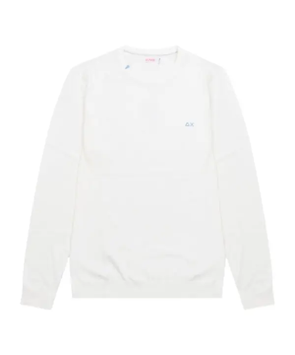 SUN 68 Logo Crew Neck Knitted Sweater