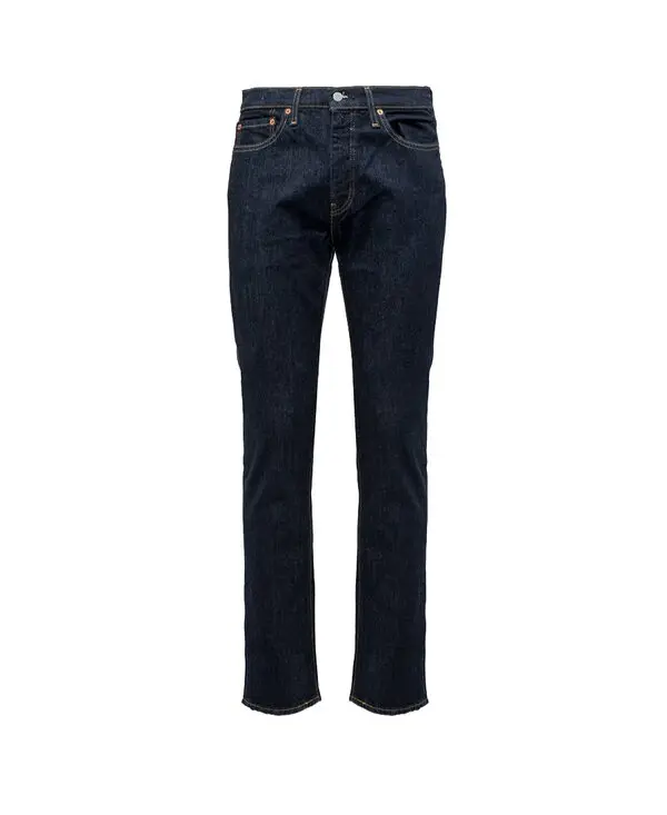 LEVI'S Mid Rise Straight Leg Jeans - Black