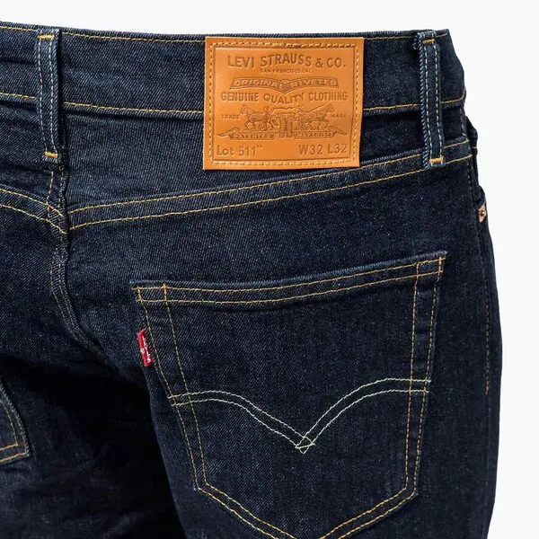 LEVI'S Mid Rise Straight Leg Jeans
