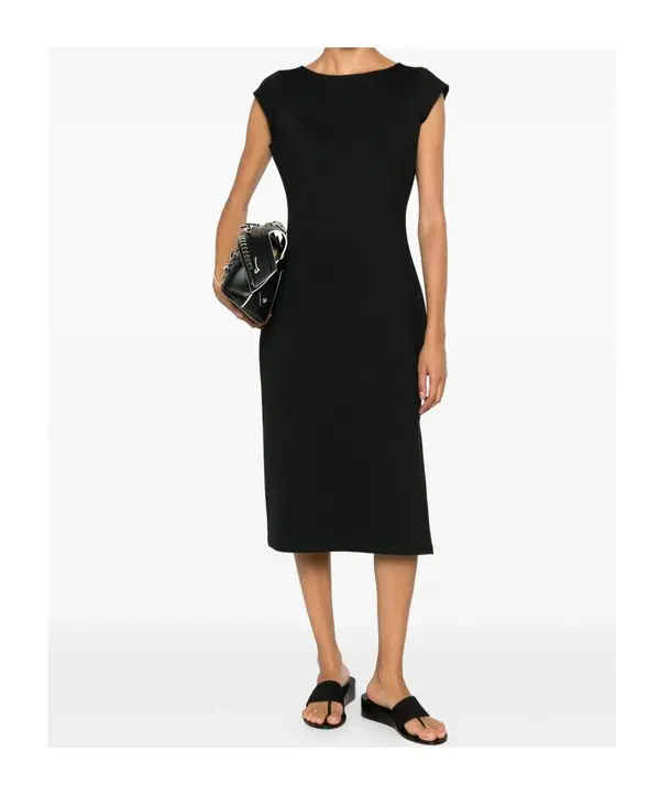 Calvin Klein Cap-sleeve Midi Dress
