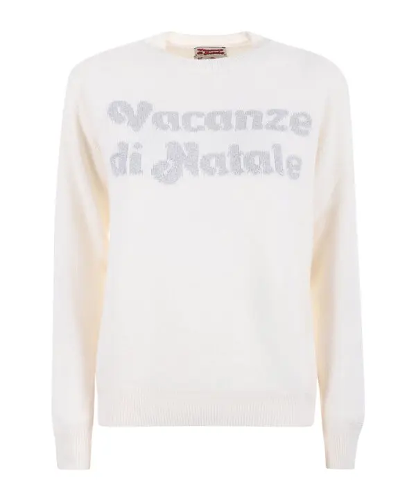 MC2 SAINT BARTH Vacanze Di Natale" Knitwear - White