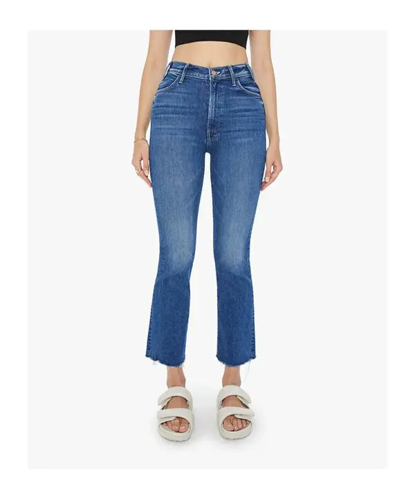 MOTHER The Hustler Ankle Fray Jeans