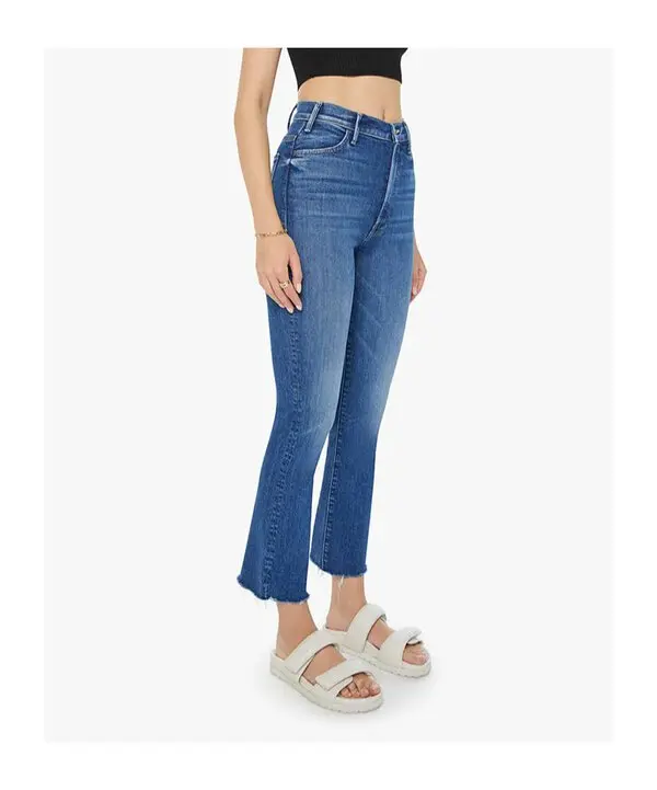 MOTHER The Hustler Ankle Fray Jeans