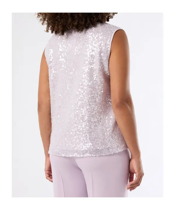 PERSONA BY MARINA RINALDI Sequin Top