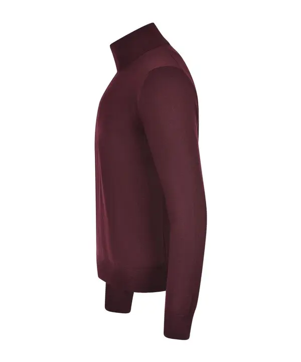 Tagliatore Miles High Neck Knitwear - Red