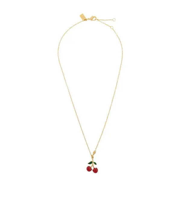 COACH Cherry Pendant Chained Necklace