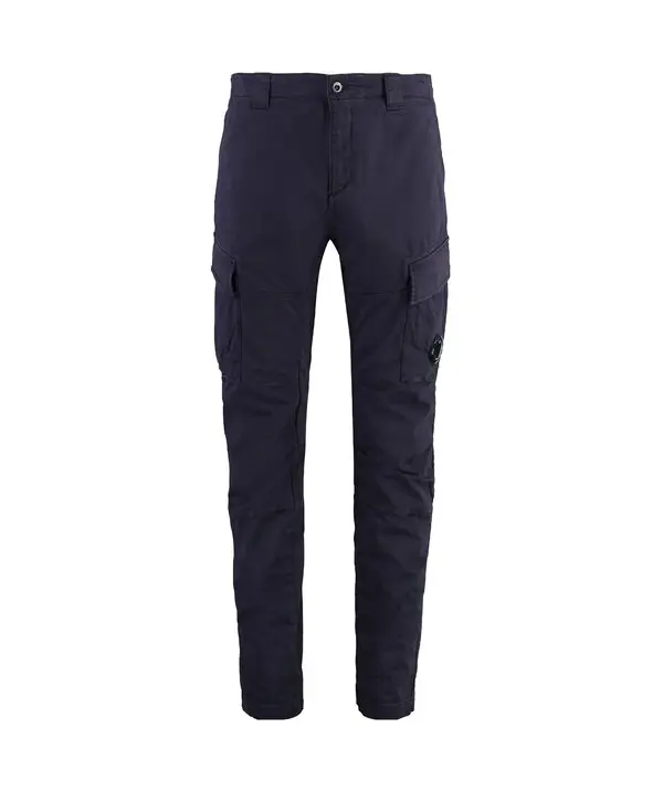 C.P. COMPANY Lens Detail Tapered Cargo Pants - Black
