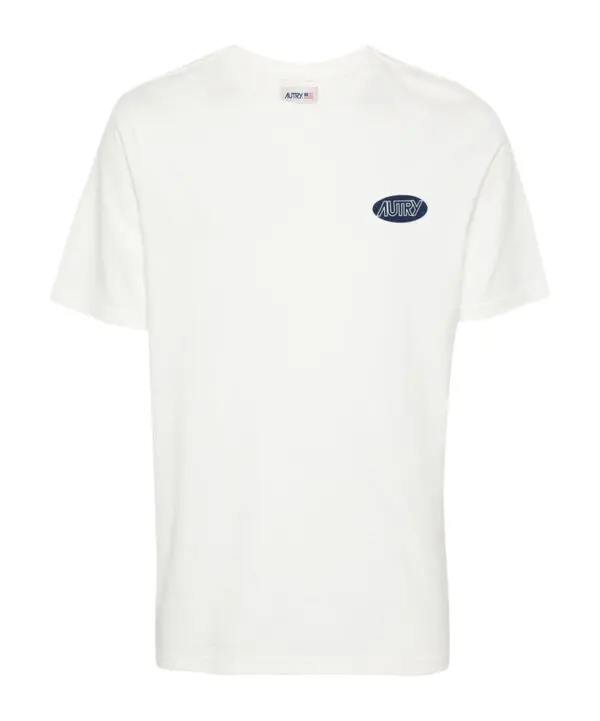 AUTRY Logo-stamp Cotton T-shirt
