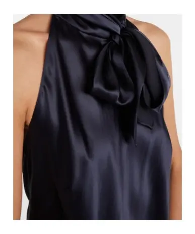 Ralph Lauren Chilton Silk-blend Charmeuse Top
