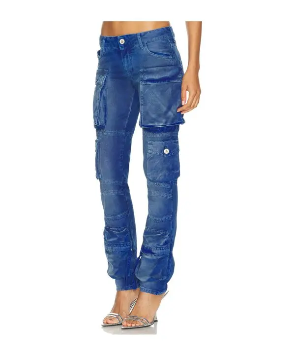 Attico Low-rise Pockets Jeans
