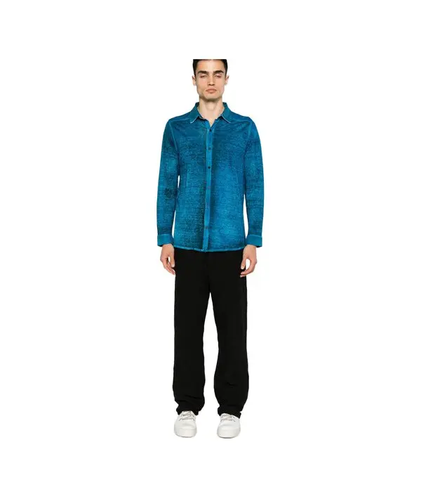 Avant Toi Long-sleeved Shirt - Blue