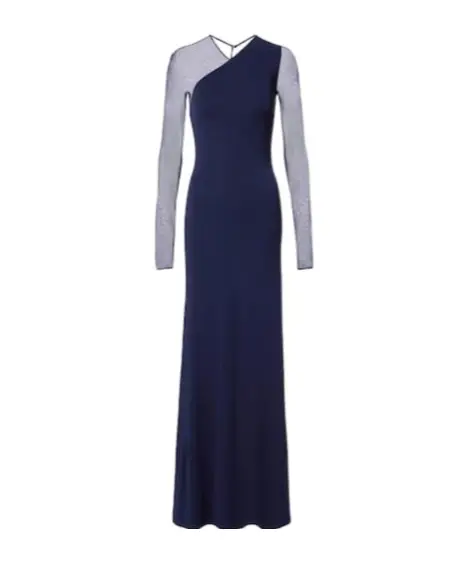 Ralph Lauren Brynn Jersey Gown - Blue