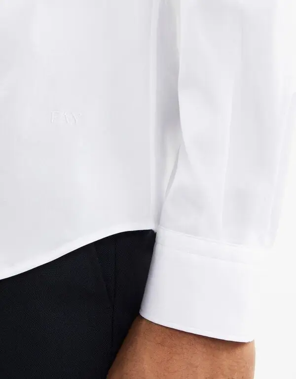 FAY Stretch Cotton Shirt