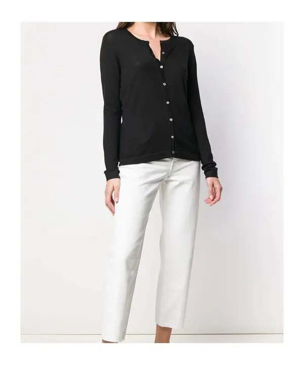 Lela Rose Round Neck Cardigan