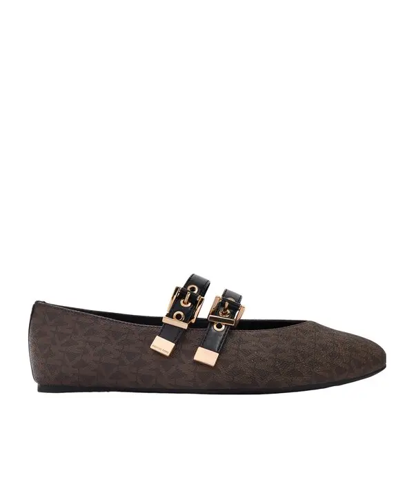 Michael Kors Buckle-strap Ballet Flats