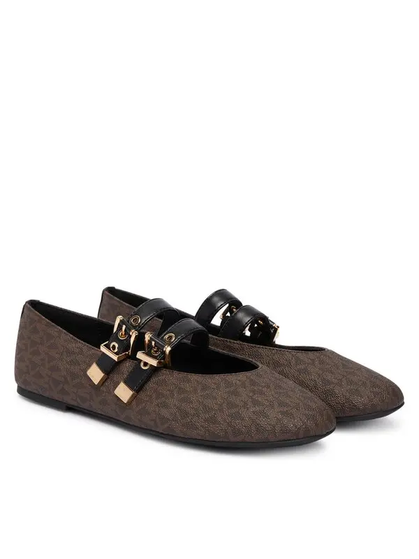 Michael Kors Buckle-strap Ballet Flats