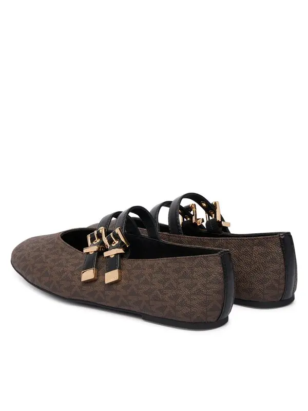 Michael Kors Buckle-strap Ballet Flats
