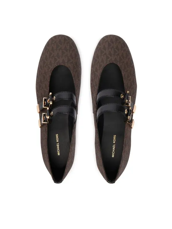 Michael Kors Buckle-strap Ballet Flats