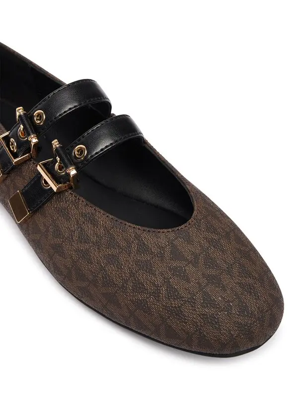 Michael Kors Buckle-strap Ballet Flats