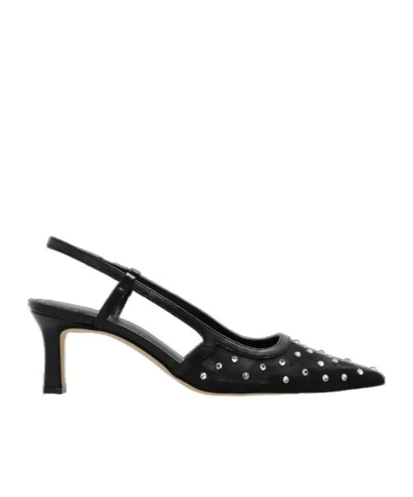 Michael Kors Alora Embellished Mesh Slingback Pumps