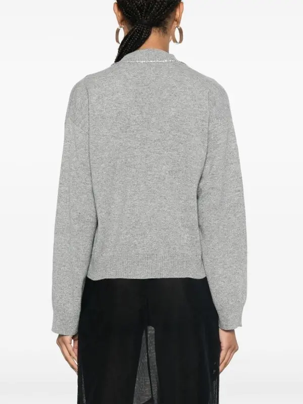 Fabiana Filippi Sequin-embellished Virgin Wool Blend Cardigan