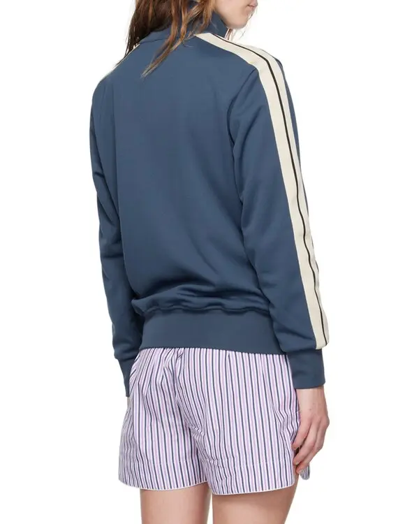Palm Angels Stand-neck Long-sleeved Casual Jacket