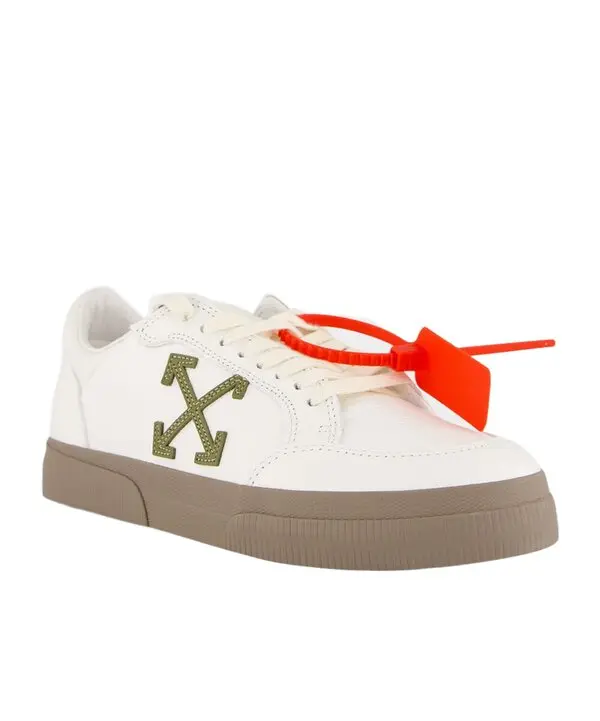 Off-White Vulcanized Low Leather Sneakers