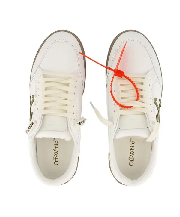 Off-White Vulcanized Low Leather Sneakers