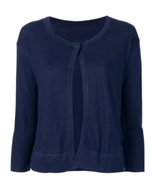 Lela Rose One Button Cardigan - Black