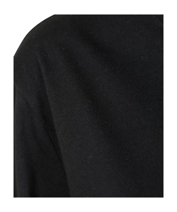 Majestic Filatures Cotton T-shirt With Ribbed Crew Neck And Short Sleeves - Black