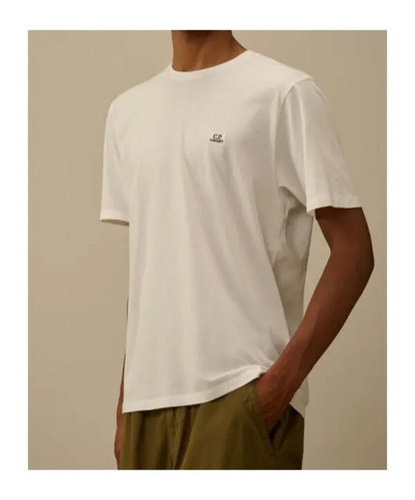 C.P. COMPANY Logo Patch Crew T-shirt