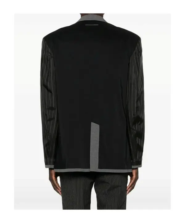 MAISON MARGIELA Pinstripe Panelled Blazer