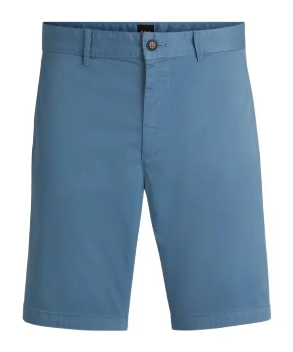 Hugo Boss Zip-fly Cotton Shorts