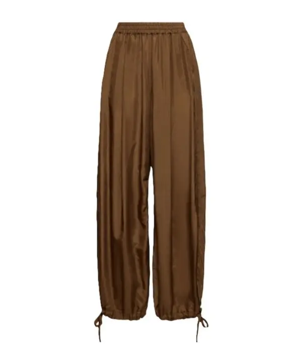 Philosophy Di Lorenzo Serafini Silk Trousers - Brown
