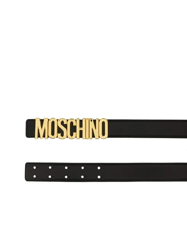 Moschino Lettering Belt