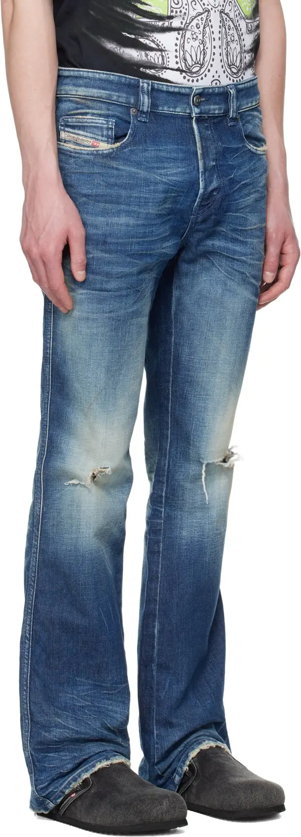DIESEL® 1998 D-buck Distressed Bootcut Jeans