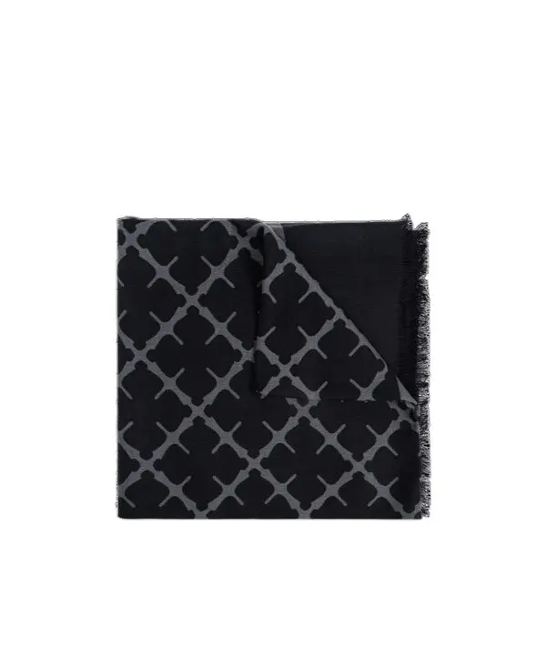 BY MALENE BIRGER Cornelis Fringed Edge Scarf - Black