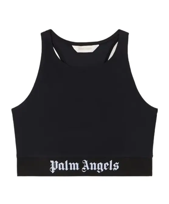 Palm Angels Logo Band Racerback Top