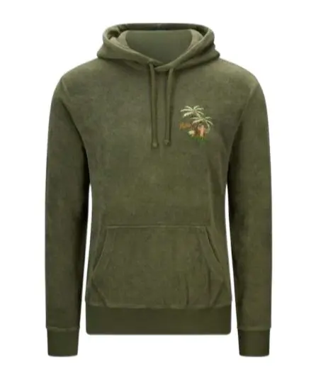 Polo Ralph Lauren Long-sleeved Hoodie With Drawstring Hood And Kangaroo Pocket - Green