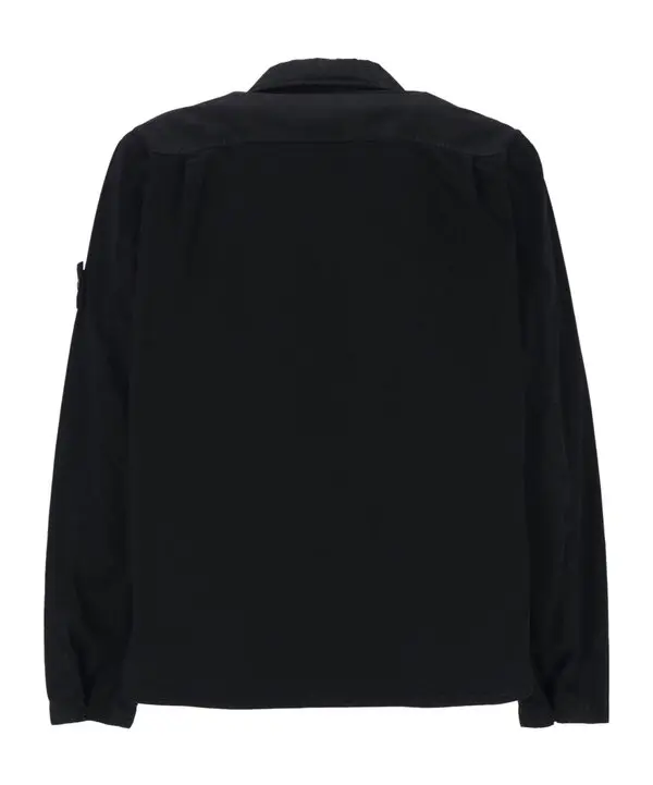 Stone Island Zip-up Long-sleeved Shirt