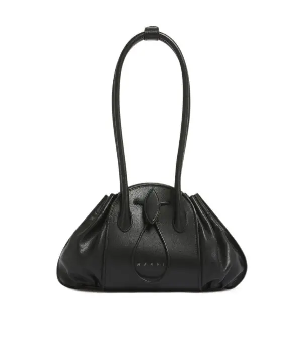 Marni Tulipea Logo Stamped Shoulder Bag