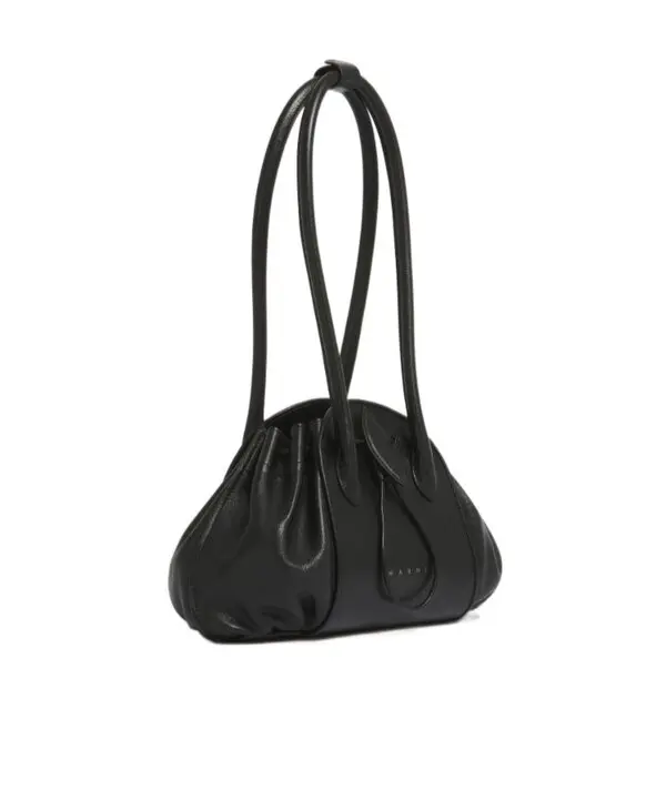Marni Tulipea Logo Stamped Shoulder Bag