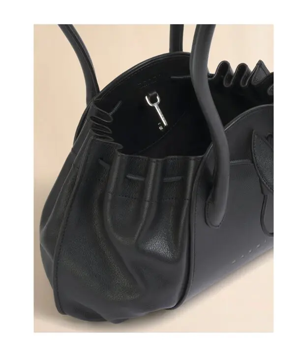 Marni Tulipea Logo Stamped Shoulder Bag